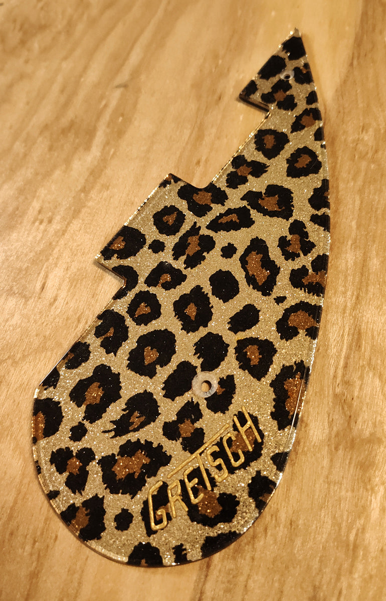 Gretsch 2622, 2420 Leopard Gold Sparkle Pickguard – Quick Guards
