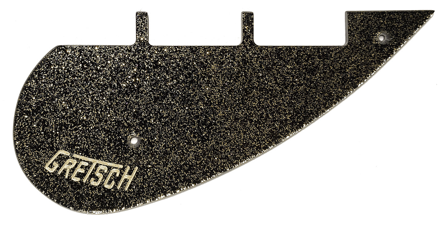 Gretsch 2627 Black Gold Sparkle Streamliner Pickguard – Quick Guards