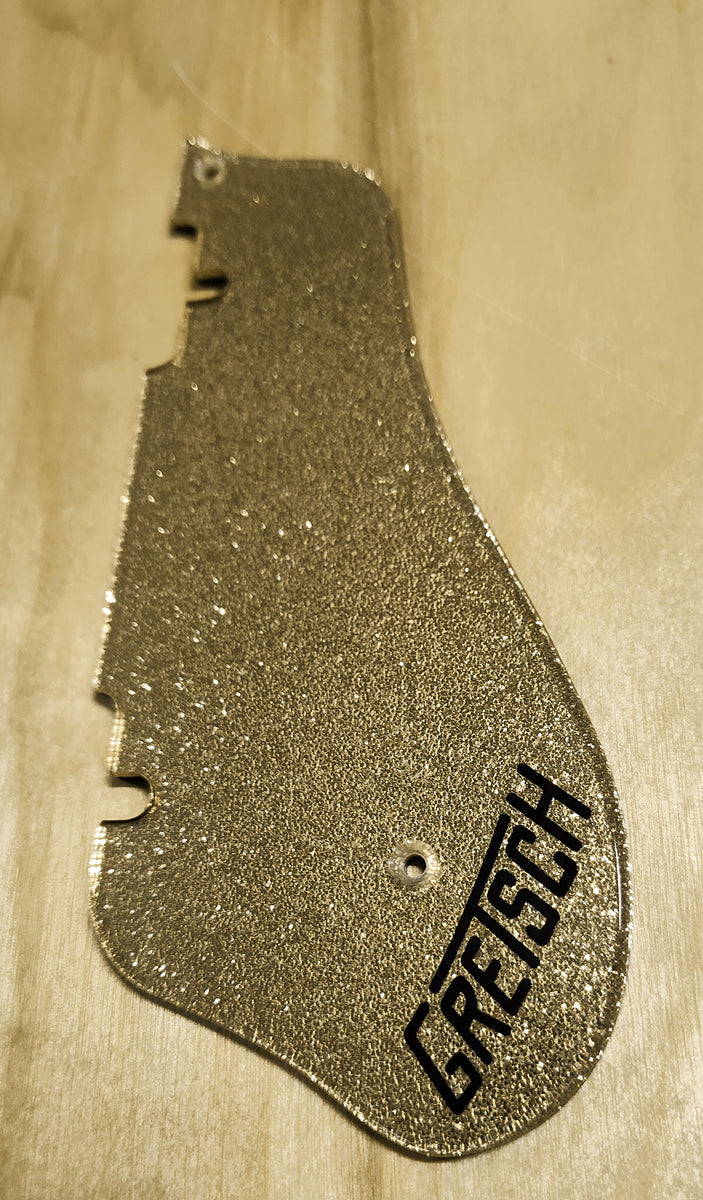 Gretsch 6659 Broadcaster jr Pickguard Gold Sparkle – Quick Guards