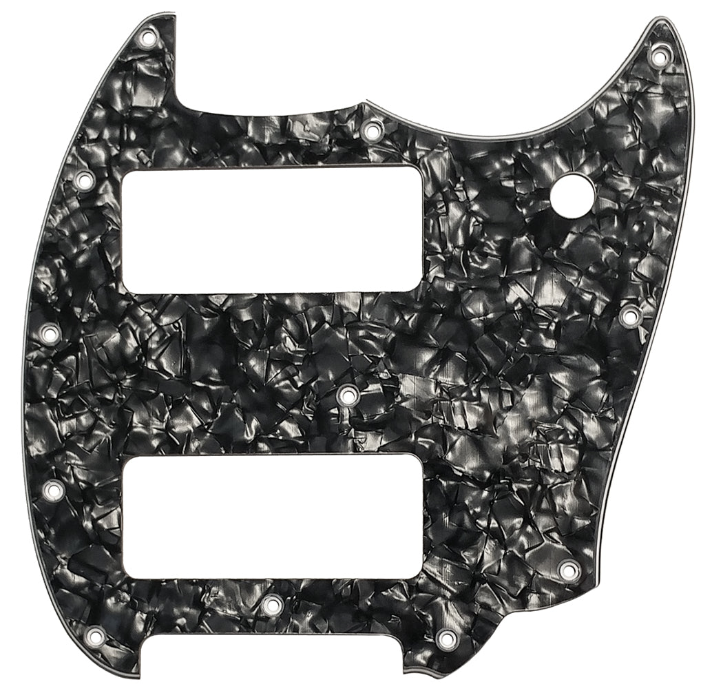 Fender Mustang 90 Pickguard Black Pearloid – Quick Guards