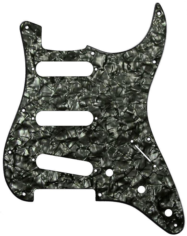 Fender Stratocaster Black Pearloid Pickguard – Quick Guards