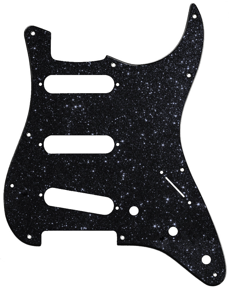 Fender Stratocaster Black Sparkle Pickguard – Quick Guards
