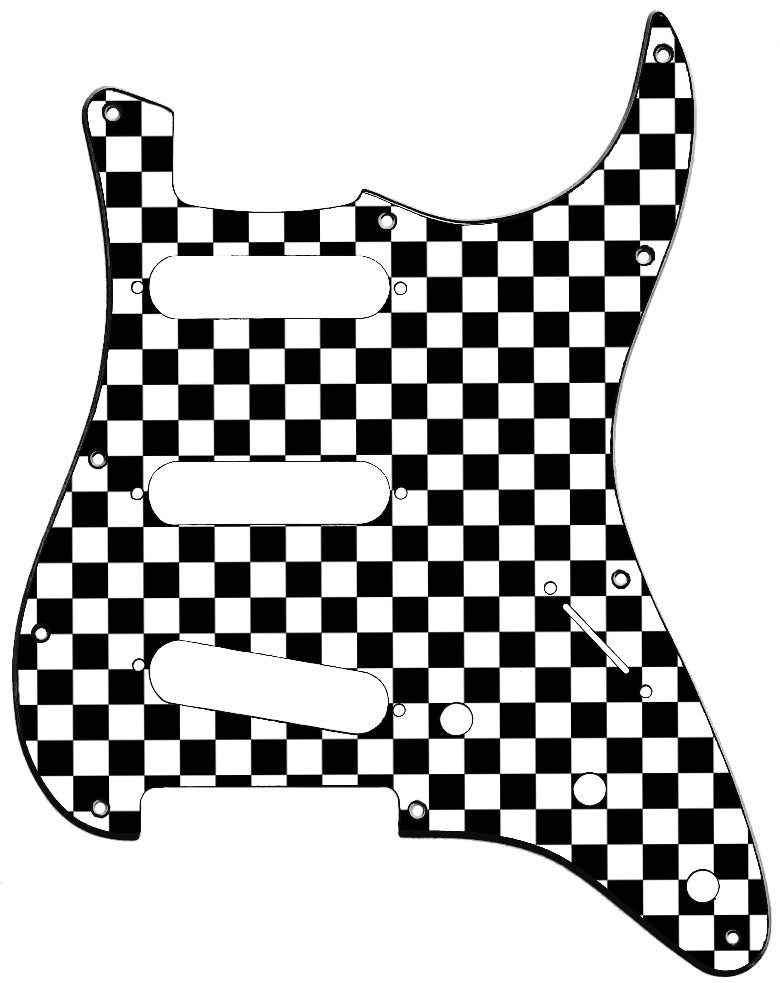 Fender Stratocaster Checker Board Pickguard – Quick Guards
