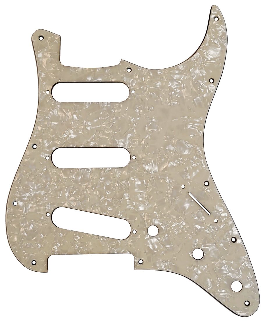Fender Stratocaster Cream Pearloid Pickguard – Quick Guards