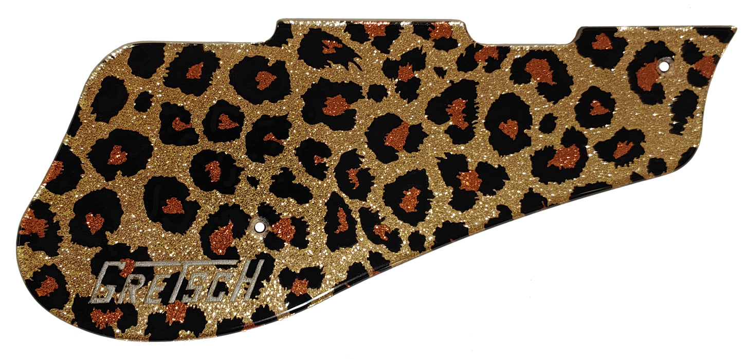 Gretsch 5420 Leopard Gold Sparkle Pickguard – Quick Guards