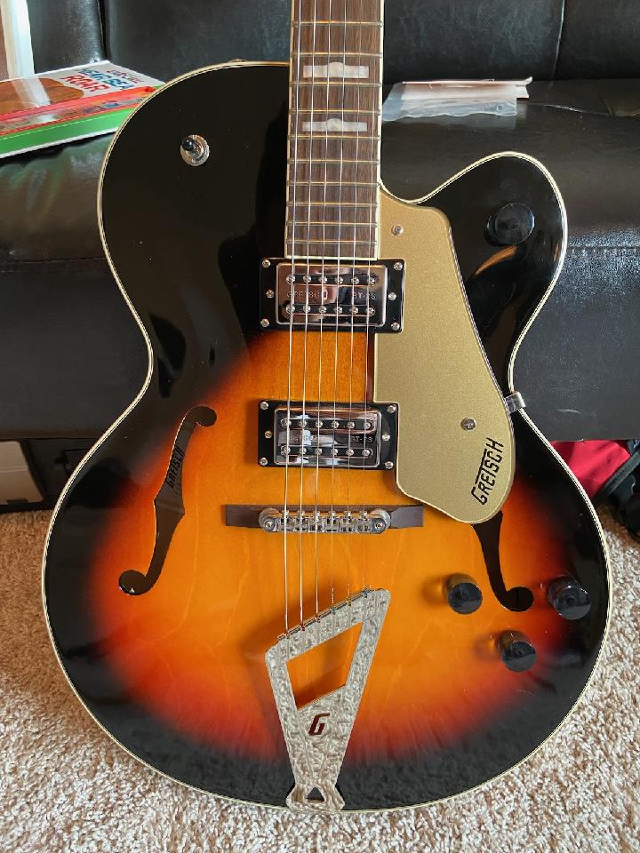 Gretsch 2420 & 2622 CUSTOM Shape Gold Streamliner Pickguard – Quick Guards